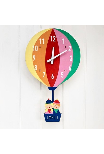Dastur Çocuk Odası Sakraçlı Duvar Saati - Kişiye Özel Isimli Dastur Çocuk Odası Sakraçlı Duvar Saati - Kişiye Özel Isimli
