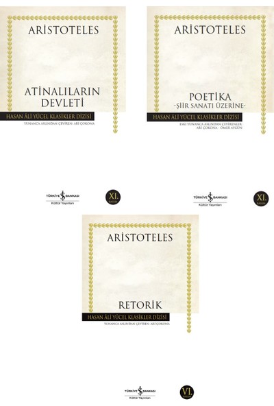 Aristoteles 3 Kitaplık Set: Retorik - Poetika –şiir Sanatı Üstüne - Atinalıların Devleti Aristoteles 3 Kitaplık Set: Retorik - Poetika –şiir Sanatı Üstüne - Atinalıların Devleti