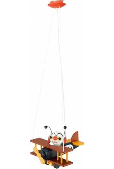 Eglo Airman Çocuk Odası Uçak Avize Sarkıt-Renkli Eglo Airman Çocuk Odası Uçak Avize Sarkıt-Renkli