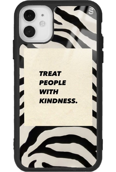 Spoyi Apple iPhone 11 Zebra Motto Tasarımlı Glossy Telefon Kılıfı Spoyi Apple iPhone 11 Zebra Motto Tasarımlı Glossy Telefon Kılıfı