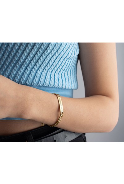 Gümüşistan 14 Ayar Altın Kaplama Çift Spotify Bileklik Gümüşistan 14 Ayar Altın Kaplama Çift Spotify Bileklik