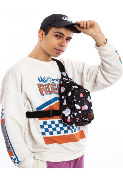 Ada Bebek Çocuk Çapraz Omuz Çantası Kulaklık Çıkışlı