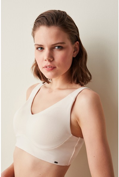 Penti Açık Bej Comfy Cotton Croplet