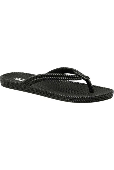 Polaris 400202 2fx Siyah Kadın Kaydırmaz Parmak Arası Terlik