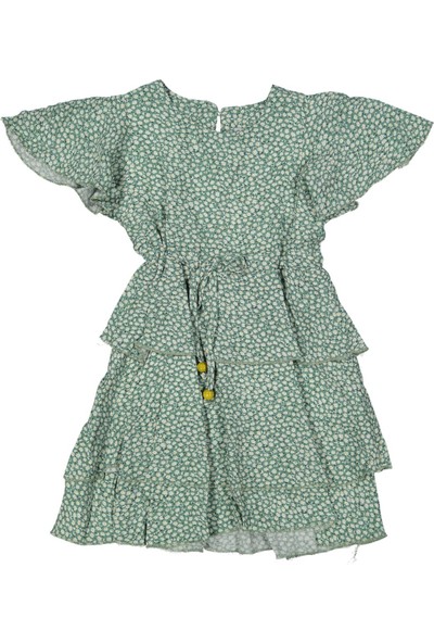 Carino Üç Kat Valonlu Kız Çocuk Elbise Carino Üç Kat Valonlu Kız Çocuk Elbise