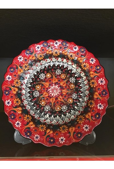 Rose Company Seramik Çini Işlemeli Tabak Rose Company Seramik Çini Işlemeli Tabak