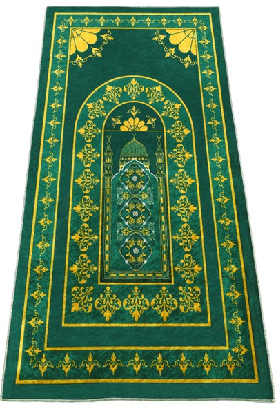 Fantastik Home Seccamat Seccade Kadife Dokulu 65 x 120 cm. Baskı Desenli Diz Ağrıtmayan Suni Deri Tabanlı Fantastik Home Seccamat Seccade Kadife Dokulu 65 x 120 cm. Baskı Desenli Diz Ağrıtmayan Suni Deri Tabanlı