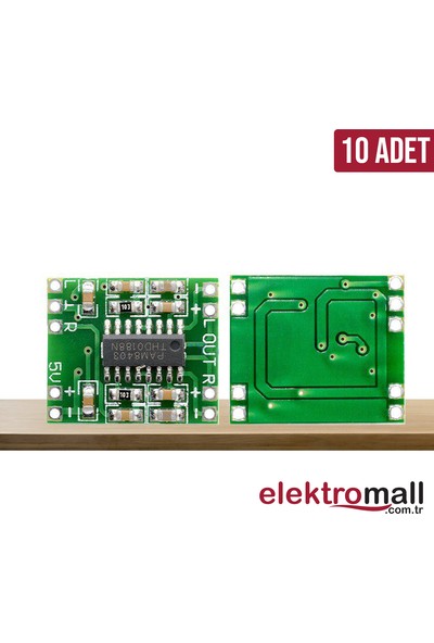 Elektromall PAM8403 Mini Digital Amplifier Board 2x 3W 2 Kanal 5V Amfi Kiti (10 Adet) Elektromall PAM8403 Mini Digital Amplifier Board 2x 3W 2 Kanal 5V Amfi Kiti (10 Adet)