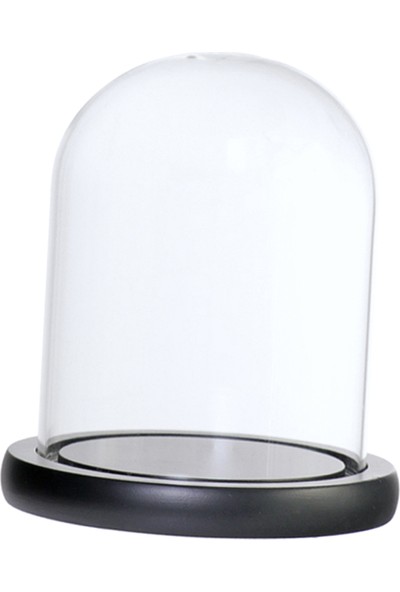 Baosity Cam Ekran Dome Cloche Bell Kavanoz Dıy Decor_ Black C Için Ahşap Taban Ile (Yurt Dışından) Baosity Cam Ekran Dome Cloche Bell Kavanoz Dıy Decor_ Black C Için Ahşap Taban Ile (Yurt Dışından)