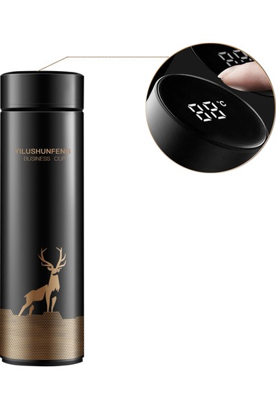 Top Sport 450 ml Vakum LCD Ekran Sıcaklık Göstergesi Su Şişesi (Yurt Dışından)