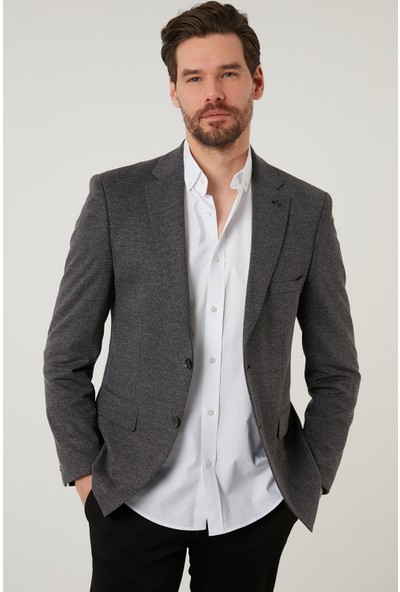Buratti Regular Fit 6 Drop Çift Yırtmaçlı Blazer Ceket Erkek Ceket Savue Buratti Regular Fit 6 Drop Çift Yırtmaçlı Blazer Ceket Erkek Ceket Savue