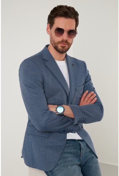 Buratti Regular Fit 6 Drop Çift Yırtmaçlı Blazer Ceket Erkek Ceket Savue Buratti Regular Fit 6 Drop Çift Yırtmaçlı Blazer Ceket Erkek Ceket Savue