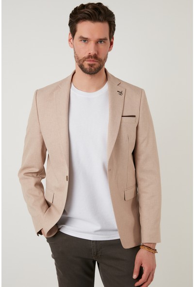 Buratti Regular Fit 6 Drop Tek Yırtmaçlı Blazer Ceket Erkek Ceket Nipoye Buratti Regular Fit 6 Drop Tek Yırtmaçlı Blazer Ceket Erkek Ceket Nipoye