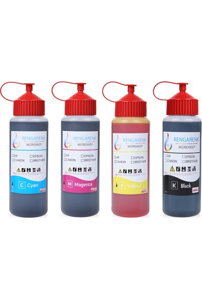 Rengarenk Hp 305 Kartuş Hp 2720/2710/2721 Yazıcı Uyumlu Mürekkep Dolum Seti 4X500 ml Rengarenk Hp 305 Kartuş Hp 2720/2710/2721 Yazıcı Uyumlu Mürekkep Dolum Seti 4X500 ml