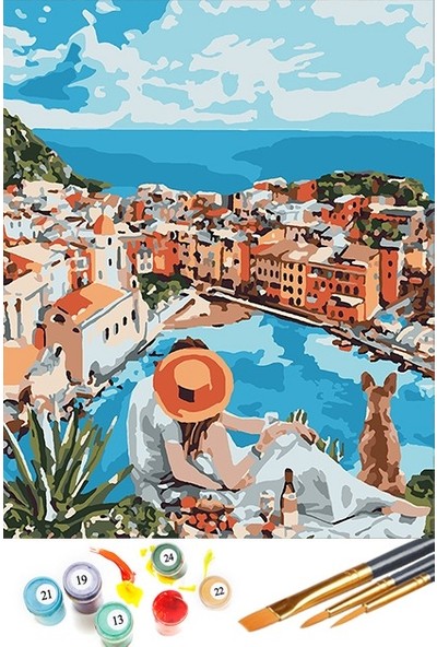 Tabdiko Sayılarla Boyama Seti 40 x 50 cm Tuval Şasesine Gerili Huzur Tabdiko Sayılarla Boyama Seti 40 x 50 cm Tuval Şasesine Gerili Huzur
