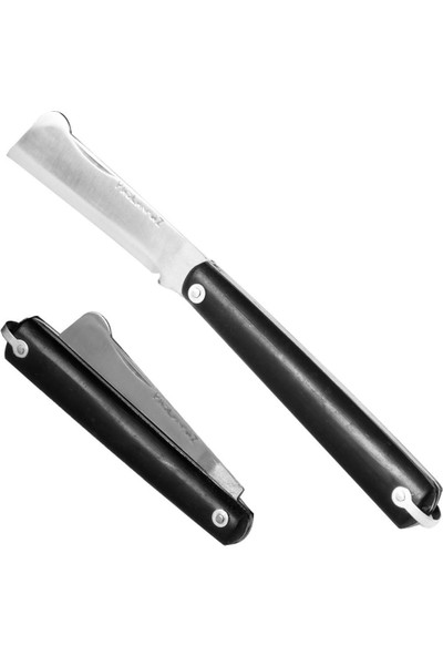 Pamukkale Düz Aşı Bıçağı Takkeli Plastik Saplı Aşı Makası