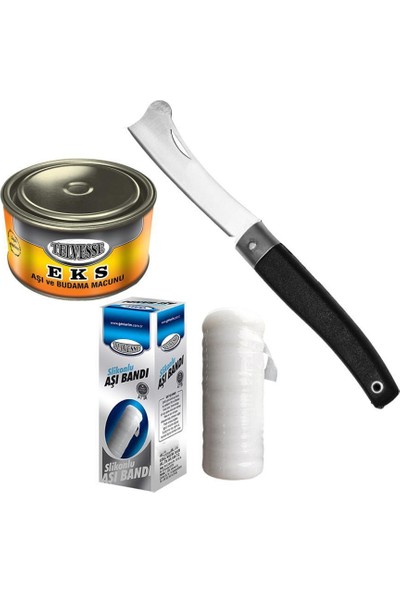 Desan Düz Aşı Bıçağı + Aşı Macunu + Aşı Bandı (3'lü Paket) Desan Düz Aşı Bıçağı + Aşı Macunu + Aşı Bandı (3'lü Paket)