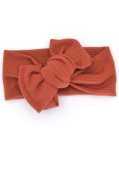 Waffle Kumaş Tek Fiyonk Bağlama Kırmızı Waffle Kumaş Tek Fiyonk Bağlama Kırmızı