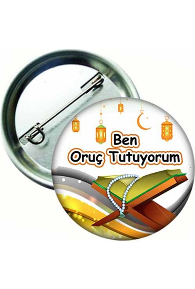 Hediye Panayırı 20 Adet Ben Oruç Tutuyorum Rozeti Hediye Panayırı 20 Adet Ben Oruç Tutuyorum Rozeti