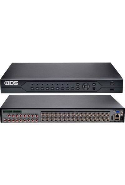 IDS 32 Kanal 5 Mp-N Full HD H265 Dvr Kayıt Cihazı 2xhdd Yuvası 16 Ses Sabit Ip İstemez Xmeye Mobil Qr IDS 32 Kanal 5 Mp-N Full HD H265 Dvr Kayıt Cihazı 2xhdd Yuvası 16 Ses Sabit Ip İstemez Xmeye Mobil Qr