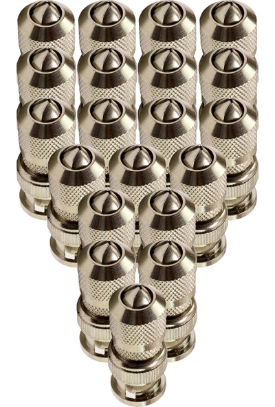 IDS 20 Li - Metal Bnc Konnektör -Paslanmaz - Oksitlenmez - Güvenlik Kamerası Sistemleri