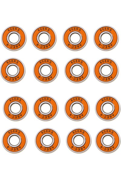 Segolike 16 Parça 608 Rs Abec-9 Kaykay Rulman Longboard Hokey Turuncu Için 8 ADET22 ADET7MM (Yurt Dışından) Segolike 16 Parça 608 Rs Abec-9 Kaykay Rulman Longboard Hokey Turuncu Için 8 ADET22 ADET7MM (Yurt Dışından)