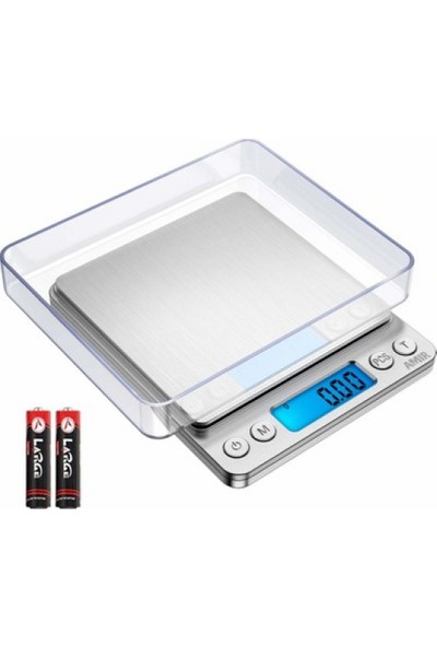 Egonex-Elektronik 3 kg 01 gr Kapasiteli Dijital Hassas Kantar Mutfak Tartısı Terazi Egonex-Elektronik 3 kg 01 gr Kapasiteli Dijital Hassas Kantar Mutfak Tartısı Terazi