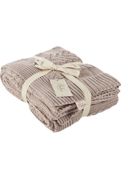 Betireshome TP21001 Örgü Pamuk Koltuk Şalı