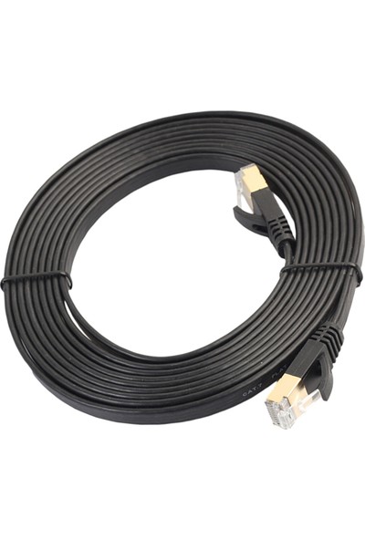 RJ45 -Thin Düz Yama Cat7 Sstp Ethernet 10GBPS Lan Ağ Kablosu 3m RJ45 -Thin Düz Yama Cat7 Sstp Ethernet 10GBPS Lan Ağ Kablosu 3m