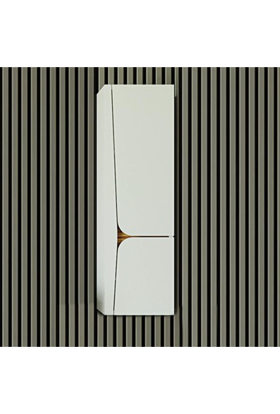 Denko Erel 35 cm Mdf Beyaz Banyo Boy Dolabı Denko Erel 35 cm Mdf Beyaz Banyo Boy Dolabı