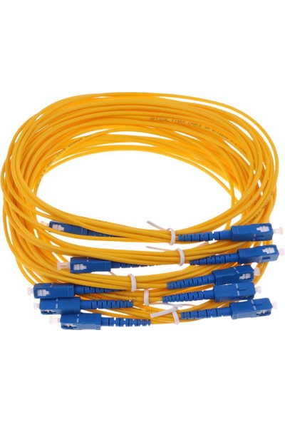 5 Adet 9/125 Tek Modlu Fiber Optik Kablo Yama Kordon Sc Sc Adaptör Tel 5 Adet 9/125 Tek Modlu Fiber Optik Kablo Yama Kordon Sc Sc Adaptör Tel