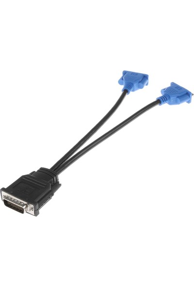 Dms-59 Pin Erkek Çift VGA Bayan Y Splitter Video Kartı Adaptörü Kablosu Dms-59 Pin Erkek Çift VGA Bayan Y Splitter Video Kartı Adaptörü Kablosu