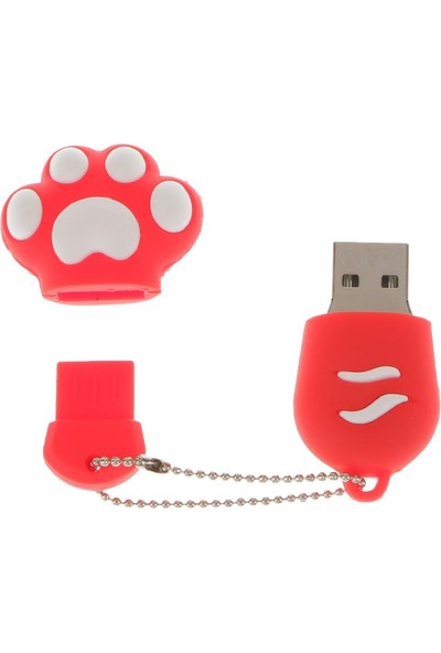 Lovıver Usb 2.0 Kedi Pençe Modeli Flash Memory Stick Depolama Başparmak Kalem Sürücü U Disk Kırmızı 8gb (Yurt Dışından) Lovıver Usb 2.0 Kedi Pençe Modeli Flash Memory Stick Depolama Başparmak Kalem Sürücü U Disk Kırmızı 8gb (Yurt Dışından)