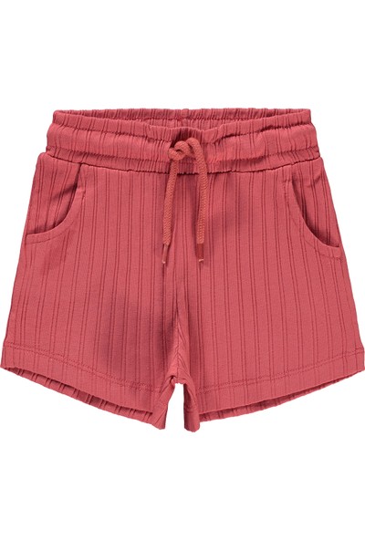 Civil Girls Kız Çocuk Şort 10-13 Yaş Açık Kiremit