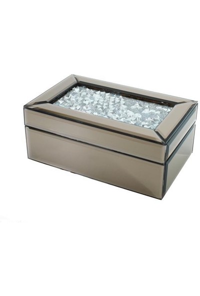 Anlar Home Alora Kahve Kapaklı Kutu 9X13X21 cm Anlar Home Alora Kahve Kapaklı Kutu 9X13X21 cm