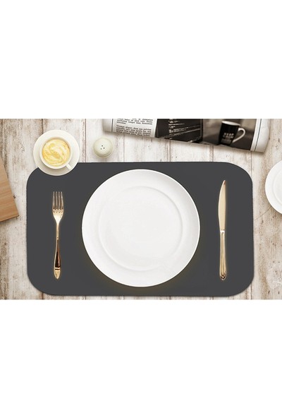 Fantastik Home 4'lü Pvc Amerikan Servis 30 x 45 cm. Sıvı Geçirmez Leke Tutmaz