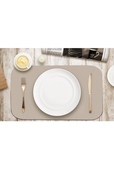 Fantastik Home 4'lü Pvc Amerikan Servis 30 x 45 cm. Sıvı Geçirmez Leke Tutmaz