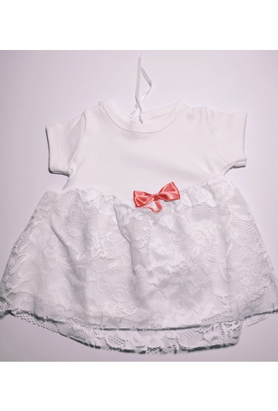 Elf Pantyhose Kız Çocuk Kırmızı Kurdela Aksesuaarlı Abiye