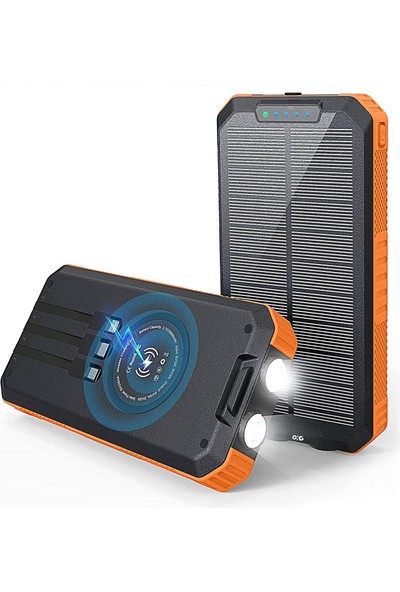 Solar Powerbank 30000 Mah Hızlı Şarj Solar Telefon Şarj Cihazı 3 Kablolu ve Çift El Fenerli Su Geçirmez Solar Powerbank 30000 Mah Hızlı Şarj Solar Telefon Şarj Cihazı 3 Kablolu ve Çift El Fenerli Su Geçirmez