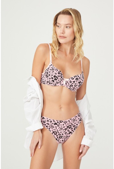 Cansoy Heart Lover Destekli Pembe Sütyen Takımı Cansoy Heart Lover Destekli Pembe Sütyen Takımı