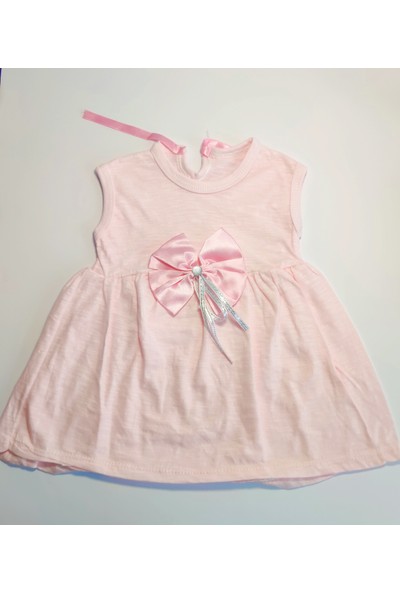 Elf Pantyhose Kız Çocuk Pembe Fiyonklu Abiye