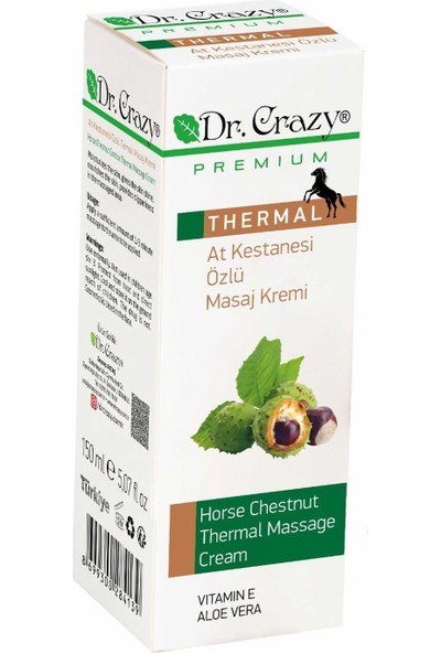 Dr. Crazy At Kestanesi Özlü Masaj Kremi Thermal E Vitaminli