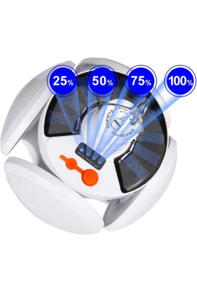 Polizei P-038 Solar Güneş Enerji ve USB Sarjli 5 Kanatlı