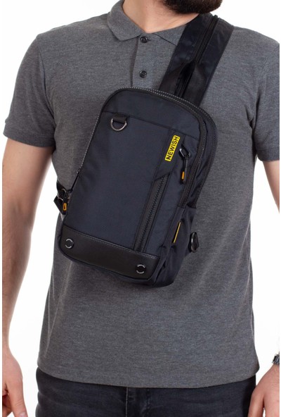 Newish Unisex Su Geçirmez Imperteks Çift Taraflı Çapraz Omuz ve Sırt Çantası Siyah (20X24CM) Newish Unisex Su Geçirmez Imperteks Çift Taraflı Çapraz Omuz ve Sırt Çantası Siyah (20X24CM)