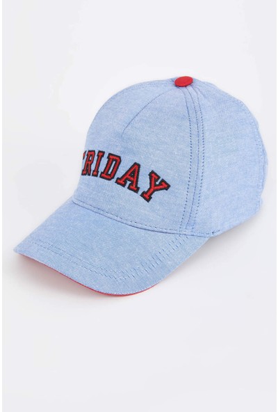 DeFacto Kız Çocuk Nakışlı Cap Şapka X0375A622SM