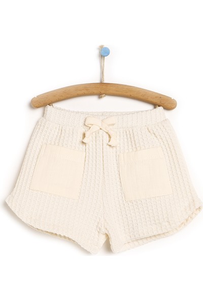 Hello Baby Hellobaby Basic Kız Bebek Gofre Şort