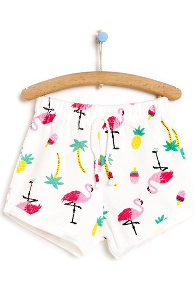 Hello Baby Hellobaby Basic Kız Bebek Havlu Şort
