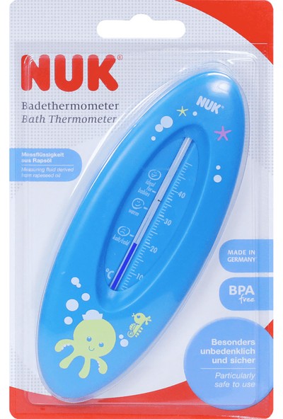 Nuk 0 Bpa Banyo Termometresi Ocean Asortili