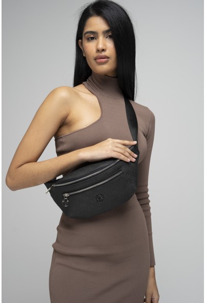 Valentıno Orlandı Kadın Bel Çantası Siyah VLT052