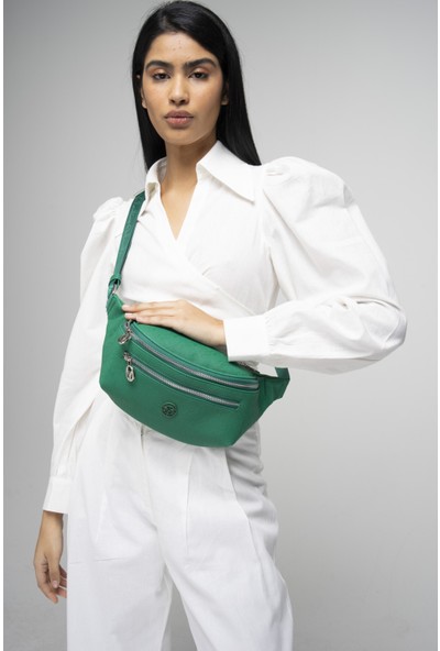 Valentıno Orlandı Kadın Bel Çantası Yeşil VLT052